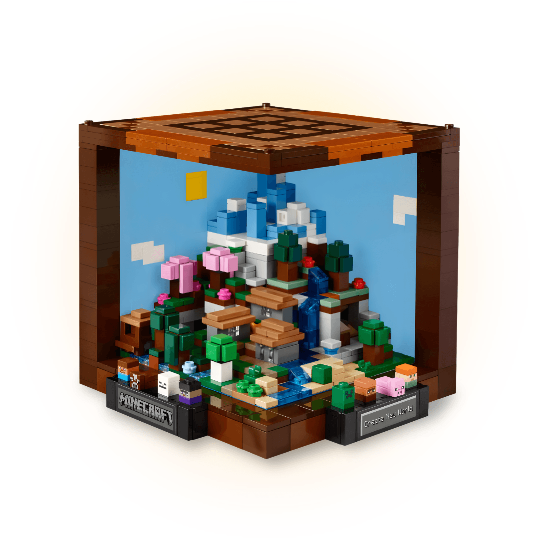 The Minecraft Crafting Table- LEGO | Techtris