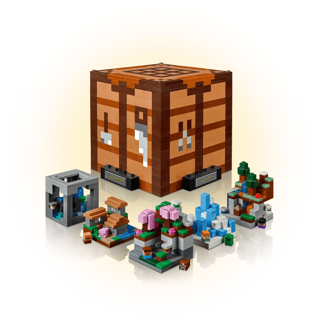 The Minecraft Crafting Table- LEGO | Techtris